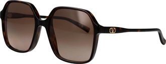 Valentino Garavani Femme, Accessoires, Brun, Taille: 56 MM Lunettes de soleil