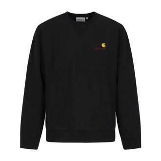 Carhartt Work in Progress American Script Sweatshirt - - Sweatshirts & Hoodies - Herren - Schwarzk - S
