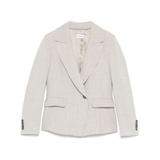 Marella Sand Blazer - - Jackets - Damen - Beige - L