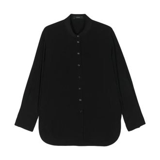 Joseph Joe Seiden-Cr&ecirc;pe Bluse - - Blouses & Shirts - Damen - Schwarzk - XS
