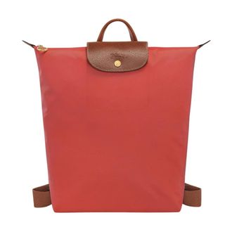Longchamp Sac &agrave; dos M Le Pliage Original - Femme - Sacs - Orange - Taille: ONE Size