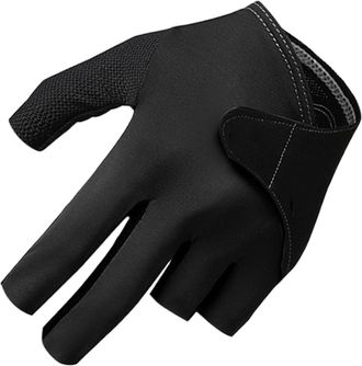 Generic Poolhandschuhe für die linke Hand: Weiche Halbfinger-Handschuhe, bequeme Signalhandschuhe | verstellbare Billardhandschuhe, lange Laufhandschuhe für M