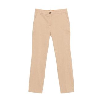 Pinko Bello Cropped Hosen - - Trousers - Damen - Beige - L
