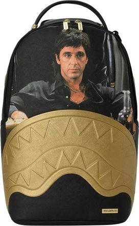 Sprayground Sprayground, Homme, Sacs, Jaune, Taille: ONE Size Sac &agrave; dos Scarface emboss&eacute;