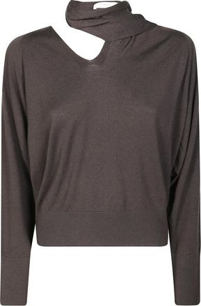 Incotex GC Over Fit Chemise &Eacute;l&eacute;gante - Femme - Pulls - Brun - Taille: 40 FR