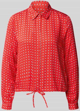 Milano Regular Fit Bluse aus Viskose im Allover-Look