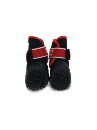 Moon Boot Unisex Dog Shoes By Poldo X Moon Boot Red Polyester Extras