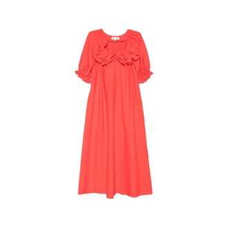 Stine Goya Ruffled Midi Dress