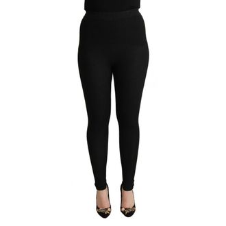 Dolce & Gabbana Leggings - - Trousers - Damen - Schwarzk - S