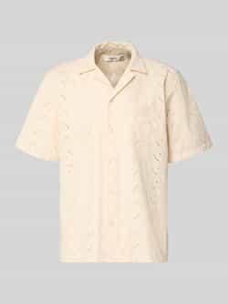 For&eacute;t Relaxed Fit Freizeithemd mit Lochstickerei Modell LEO PAISLEY