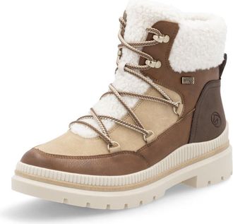 Remonte Damen Chelsea Boots D0C80, Frauen Stiefeletten,lose Einlage,wasserabweisend,remonteTEX,gefüttert,Stiefel,Bootee,Booties,braun Kombi (22),42 EU