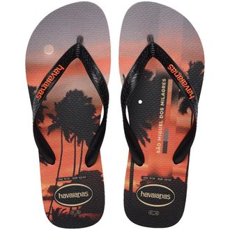 Havaianas Herren HAV. Top Surfer I Flipflop, Steel Grey Black Sunset Orange