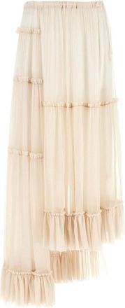 Dries Van Noten Jupe Midi - Beige