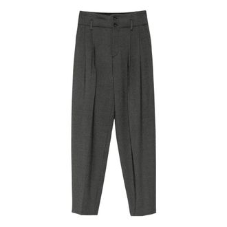 Alberta Ferretti Pantalon Droit - Femme - Pantalons - Gris - Taille: 40 FR