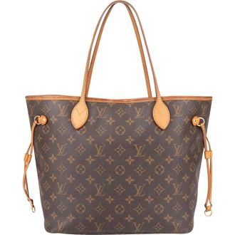 Louis Vuitton Crossbody Bags - Louis Vuitton Canvas Monogram Neverfull MM Shopper - Gr. unisize - in Braun - f&uuml;r Damen