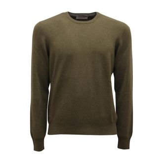 Gran Sasso Maglione Woll-/Kaschmir-Pullover 55167/19690 - - Knitwear - Herren - Gr&uuml;n - S