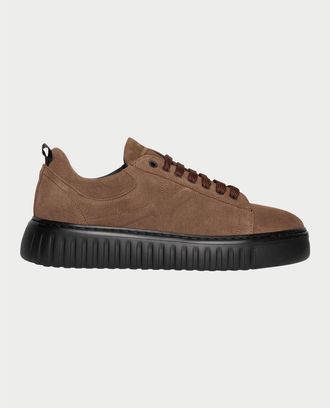 Exton Baskets basses en daim pour homme