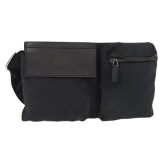 Gucci Pre-owned Canvas G&uuml;rteltasche - - Pre-owned - Damen - Schwarzk - ONE SIZE