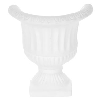 OSALADI Vintage Gips Wandvase Halbvasen Design f&uuml;r Trockenblumen und Pflanzen Robuste Landhaus Dekovase Im Boho Stil Leichte Wandblumentopf Deko