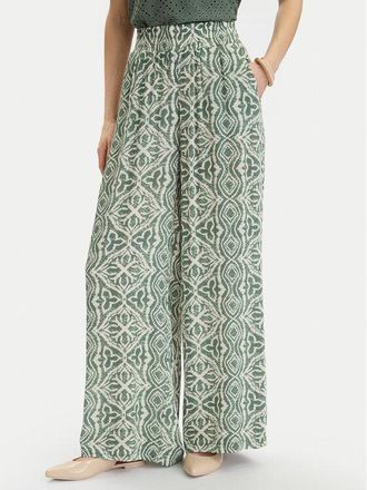 Vero Moda Stoffhose Menny 10282478 Gr&uuml;n Wide Leg