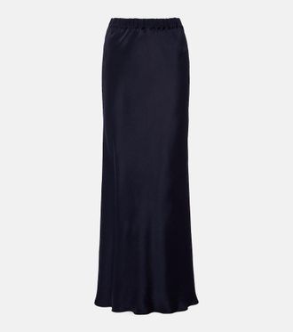 Max Mara Maxirock Sospiro aus Seidensatin