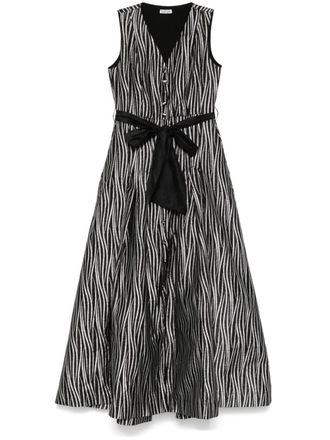 Baruni robe longue Alaba - Noir