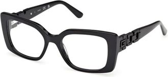 Guess Femme, Accessoires, Noir, Taille: 51 MM Rectangle Optical Frame