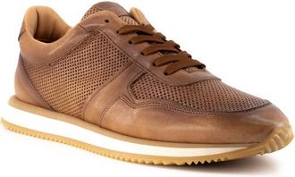 Rosso E Nero Herren Sneaker braun Glattleder