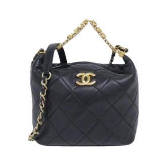 Chanel Pre-owned Lambskin Shoulder Bag As3242 - - Pre-owned - Damen - Schwarzk - ONE SIZE