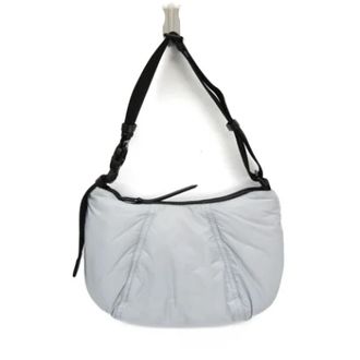 Moncler Pre-owned Canvas schultertasche - - Pre-owned - Damen - Grau - ONE SIZE