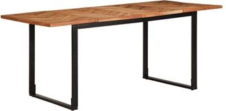 vidaXL Esstisch 180x90x75 cm Massivholz Akazie Vidaxl