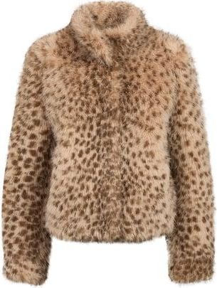 Bellerose Manteau fourrure synth&eacute;tique imprim&eacute; animal