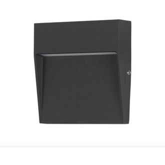 Forlight Forlight - Encastrés De Mur Ip65 Nod Square Led 2.6W 3000K Noir 128Lm