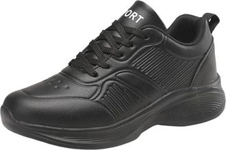 Generic Baskets Compens&eacute;es Femme Pas Cher sans La&ccedil;Age L&eacute;g&egrave;res Et Respirantes Sneakers Facile Enfiler Plat Marche Sport Antid&eacute;Rapantes Jogging Chaussures Basse