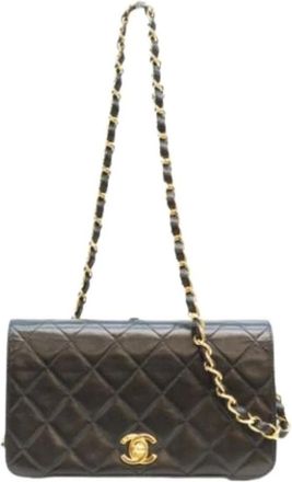Chanel Pre-owned Sac bandouli&egrave;re vintage - Femme - Pre-owned - Noir - Taille: ONE Size