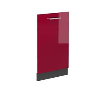 Vicco Frontblende R-Line, Rot Hochglanz, 45 cm ohne Arbeitsplatte