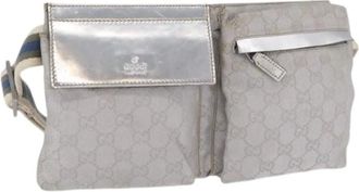 Gucci Sac banane en toile GG Pre-owned - Femme - Pre-owned - Gris - Taille: ONE Size