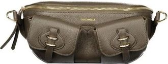 Coccinelle Mavery Pocket Belt Bag - Femme - Sacs - Brun - Taille: ONE Size