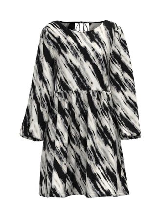 Pieces Damen Pcjona Ls O-neck Dress Bc, Cloud Dancer, S