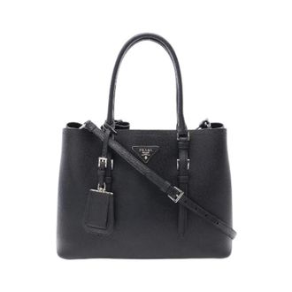 Prada Pre-owned Saffiano Cuir 2way tote bag - - Pre-owned - Damen - Schwarzk - ONE SIZE