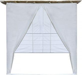 Habitat et Jardin Habitat Et Jardin - Souccah en Kit nina ajustable - 3 x 2 - 1 Rouleau de bambou et 3 tasseau de bois