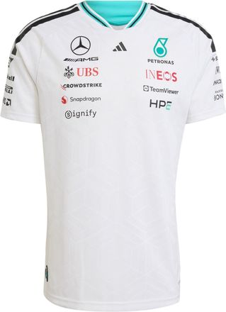 adidas Adidas Mens Mercedes - AMG Petronas Formula 1 Team Driver Jersey Authentic XXL White
