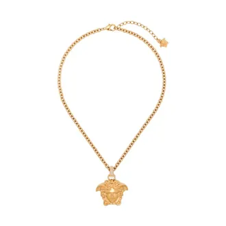 Versace Homme, Accessoires, Jaune, Taille: ONE Size La Medusa Crystal Necklace
