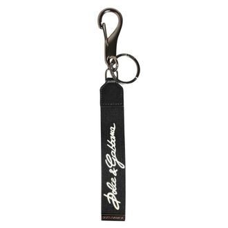 Dolce & Gabbana Homme, Accessoires, Noir, Taille: ONE Size Fabric Keyring