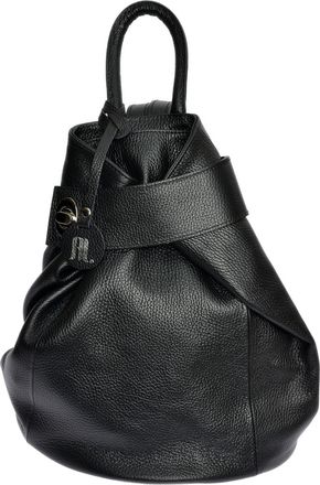 Anna Luchini Schwarz Rindsledertasche