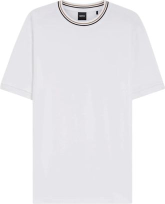 HUGO BOSS Homme, Tops, Blanc, Taille: S C-Taut 40 T-shirt