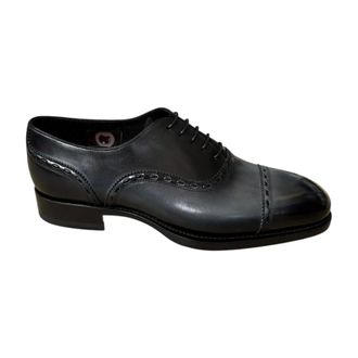 Santoni Homme, Chaussures, Noir, Taille: 42 1/2 EU Santoni Flat shoes
