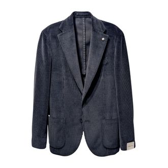 L.B.M. 1911 Feinripp-Cordblazer - - Jackets - Herren - Grau - M