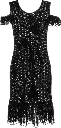 J.W.Anderson Minikleid aus Spitze mit Cold-Shoulder-Ausschnitt - - Dresses - Damen - Schwarzk - XS