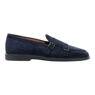 Santoni Ledermokassin - - Shoes - Herren - Blau - 44 EU